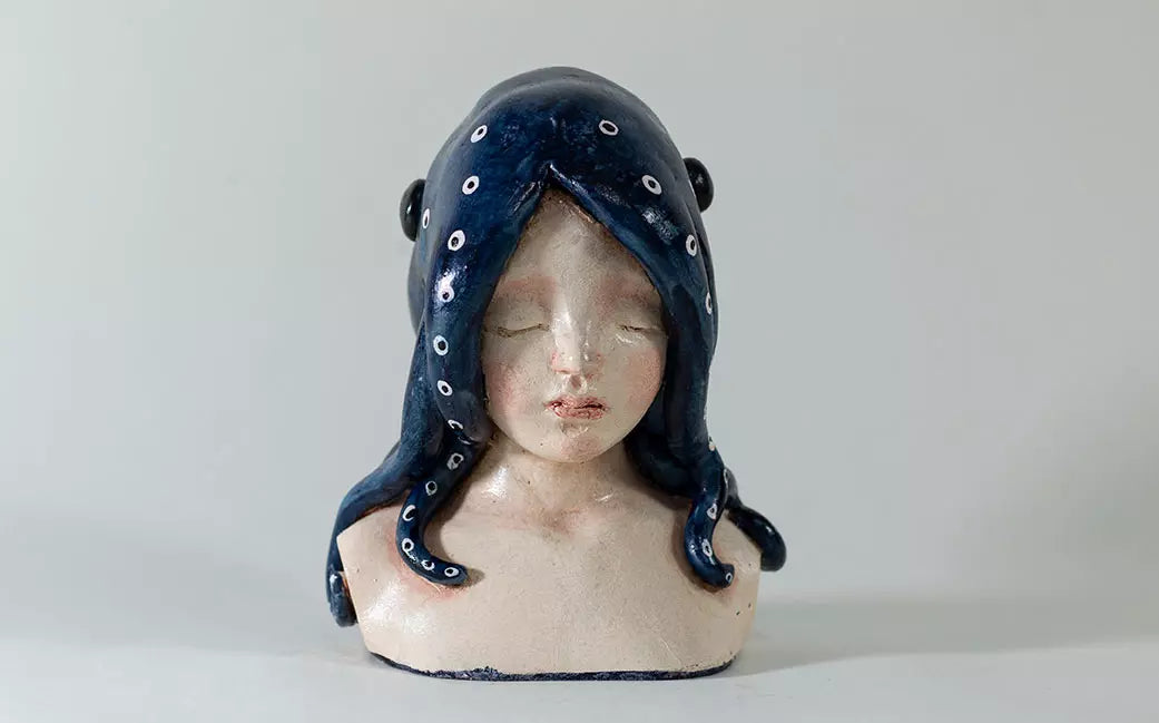 Octopus girl (Colors) – Francesca Dalla Benetta Art